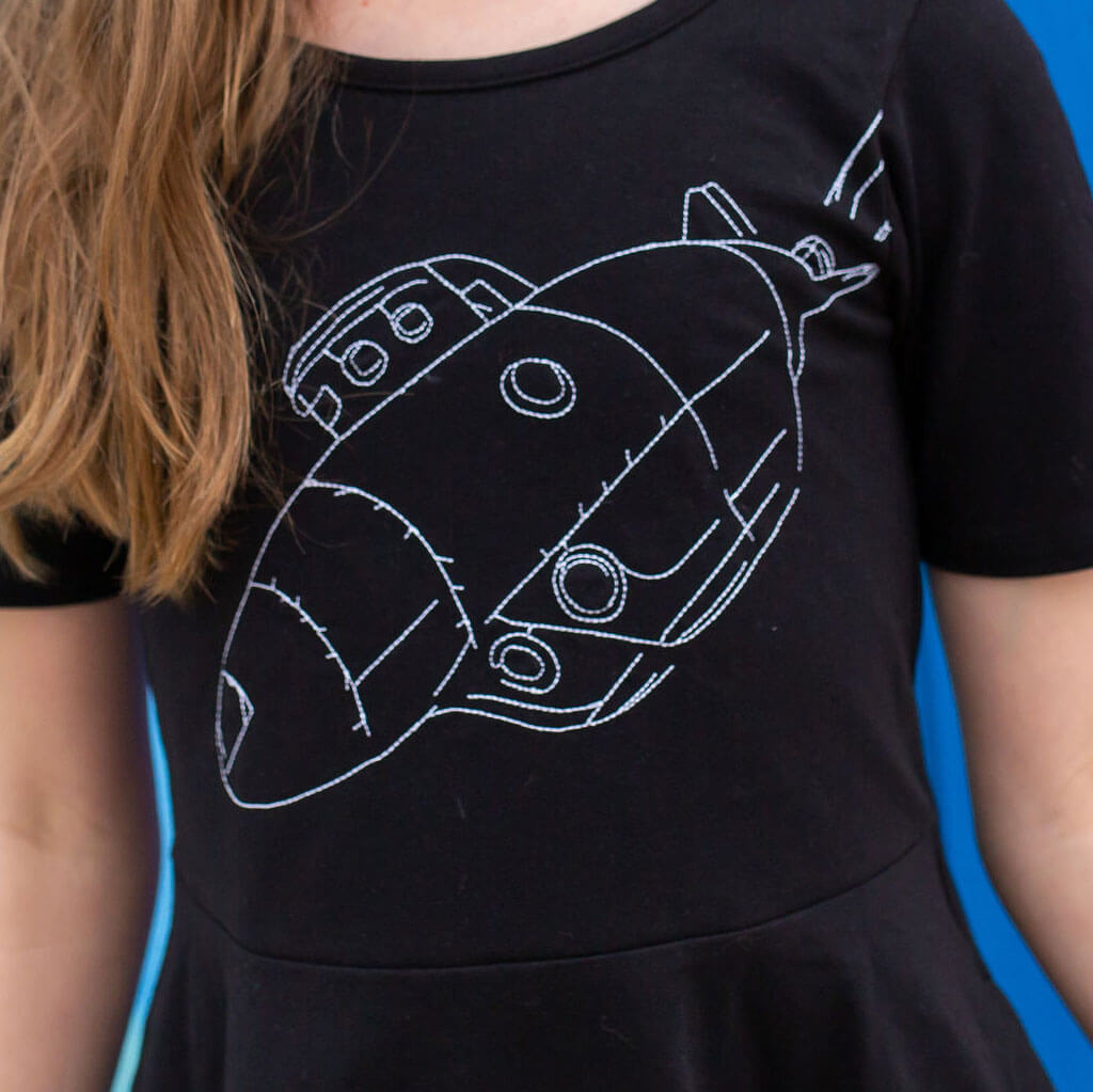 Deep Sea Creatures Ballerina Dress with Pockets - Princess Awesome ...