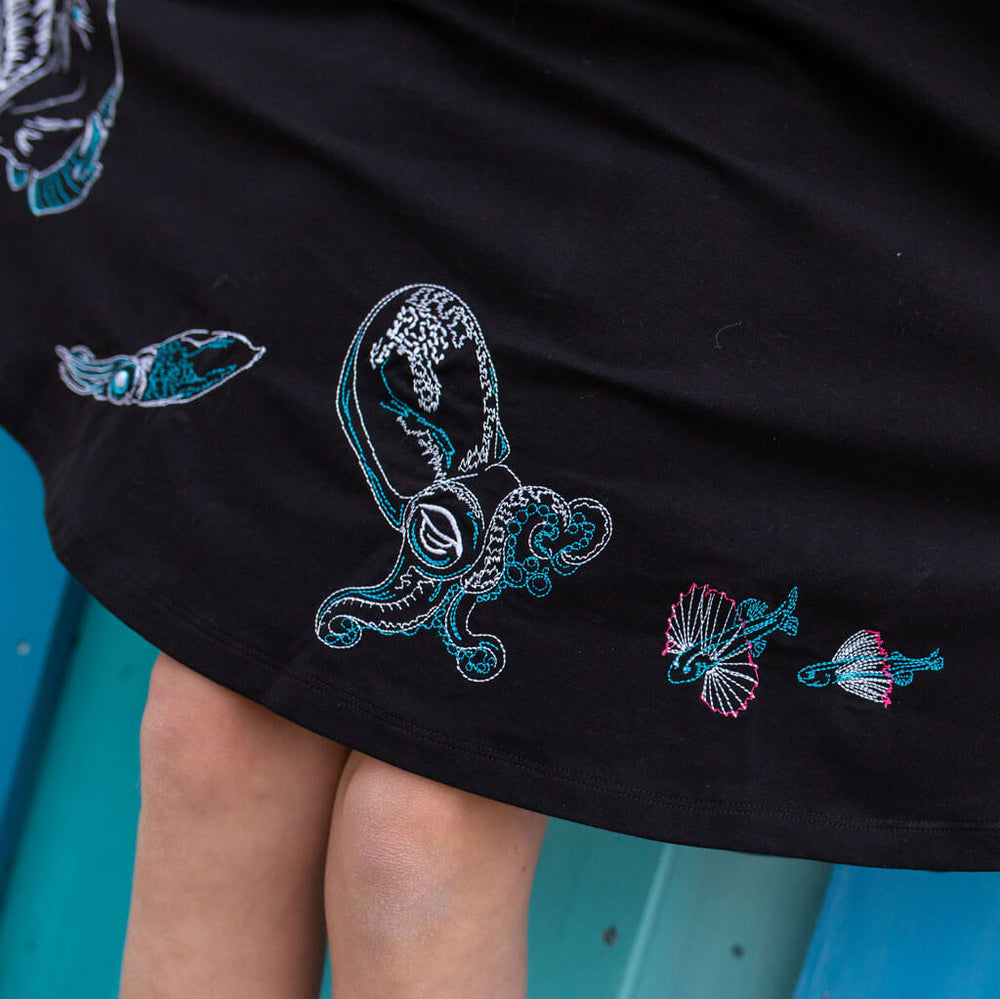 Deep Sea Creatures Ballerina Dress with Pockets - Princess Awesome ...