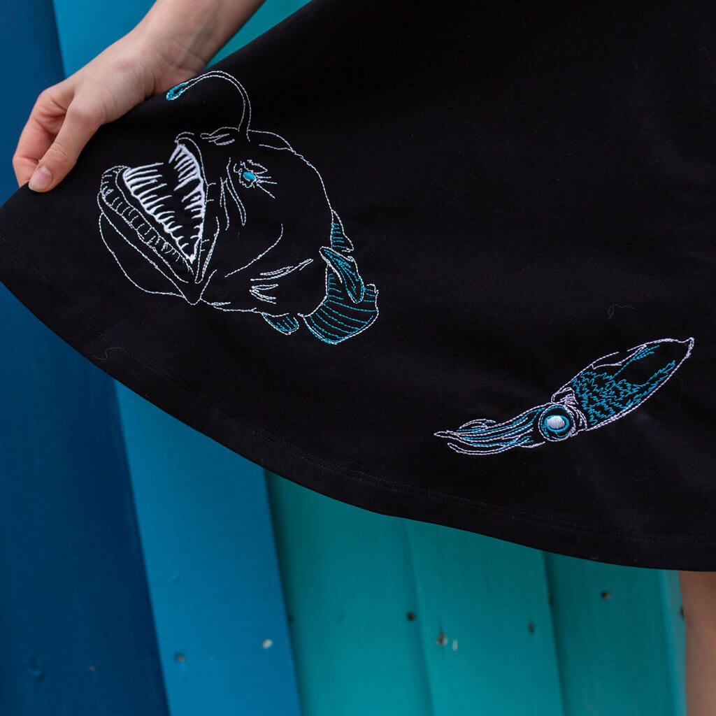 Deep Sea Creatures Ballerina Dress with Pockets - Princess Awesome ...