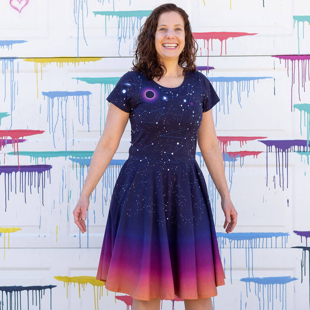 Adult Solar Eclipse Super Twirler Dress with Pockets - Princess Awesome ...