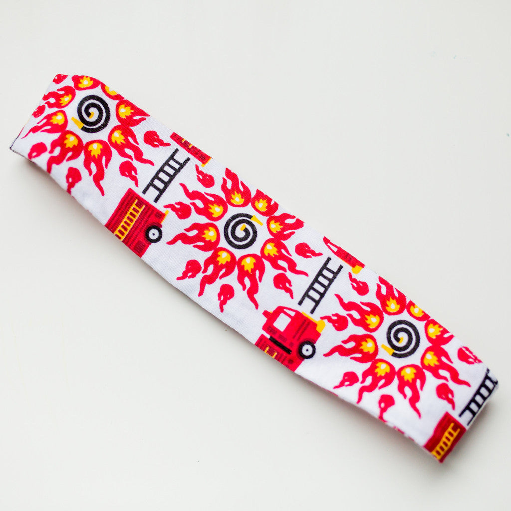 "Rescue Ready" Fire Engine Headband - Adult - Princess Awesome & Boy Wonder
