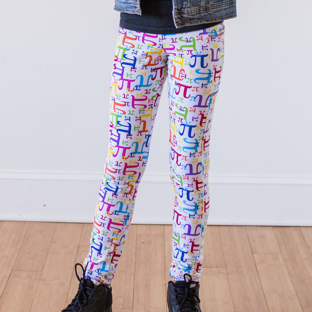 “Pi in the Sky” Pi Leggings with Pockets - Princess Awesome & Boy Wonder