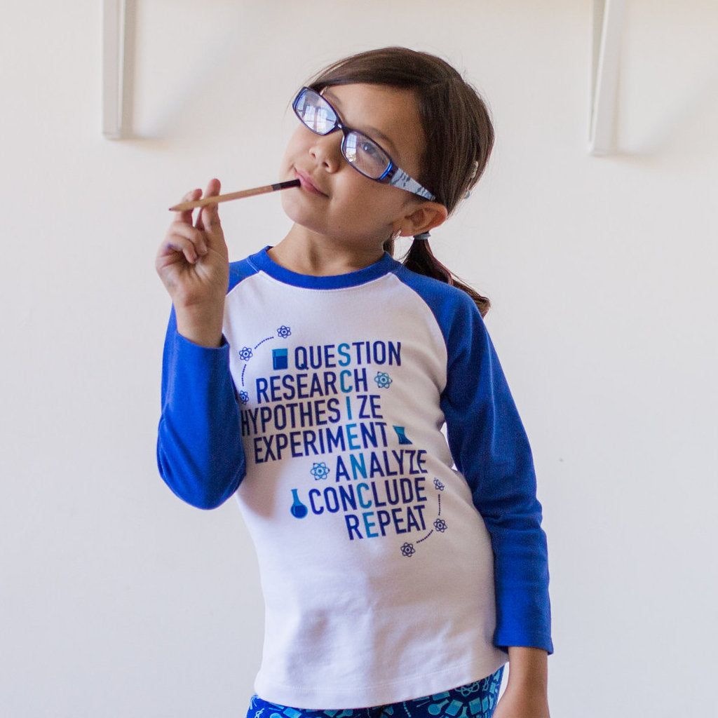 “SCIENCE” Raglan Shirt - Princess Awesome & Boy Wonder