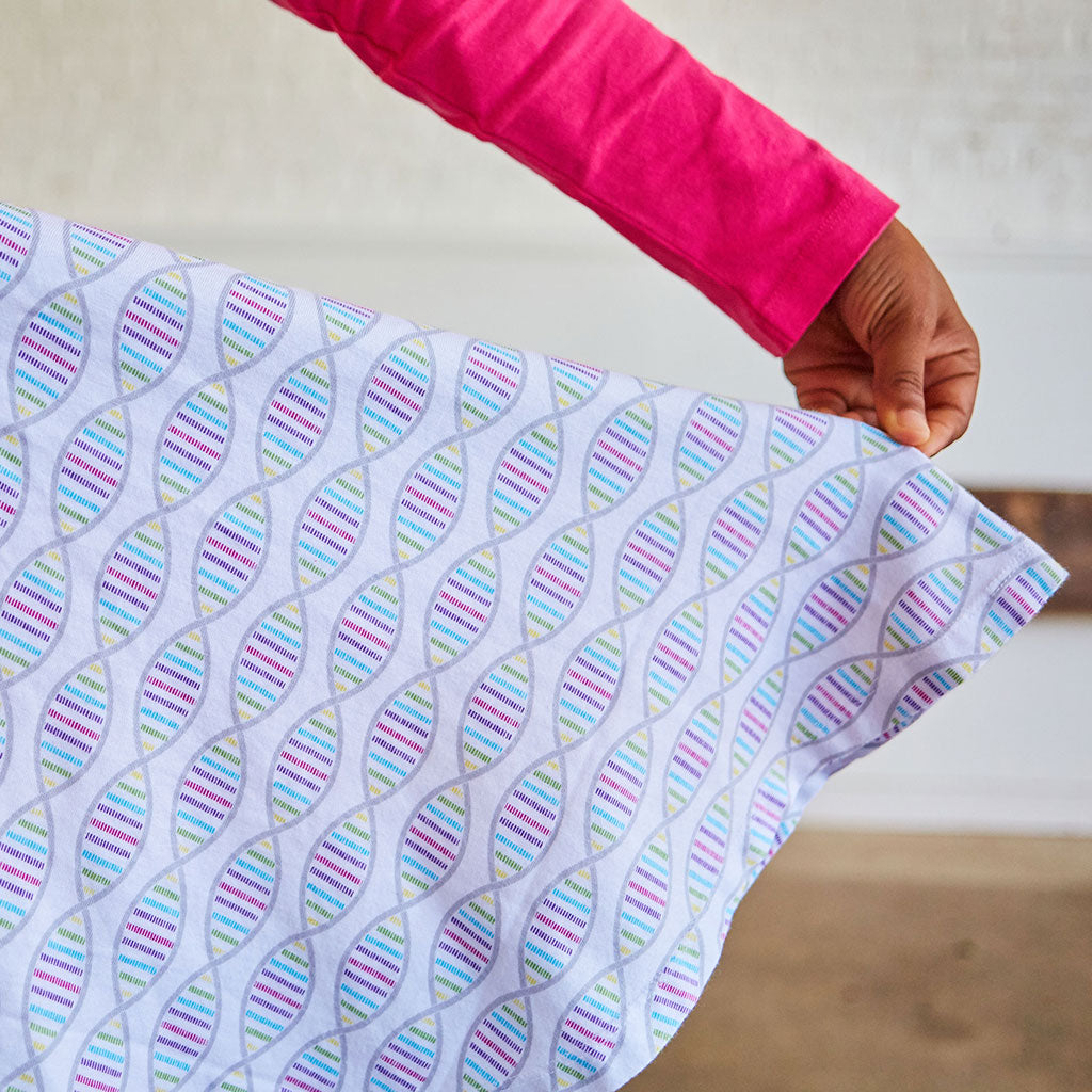 "Base Pair Beauty" DNA Long Sleeve Twirly Play Dress with Pockets ...