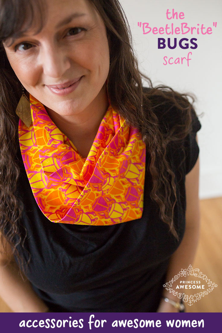 "BeetleBrite" Bugs Infinity Scarf - Princess Awesome & Boy Wonder