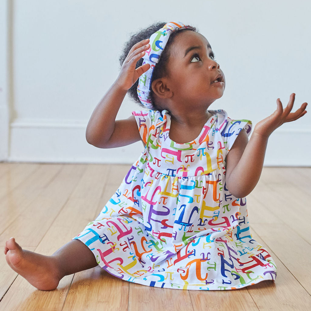 “Pi in the Sky” Infant Dress - Princess Awesome & Boy Wonder