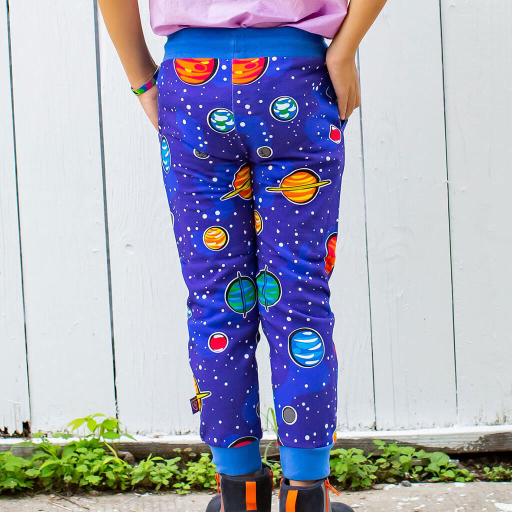"Solar Flair" Planets Fuzzy Fleece Jogger Pants - Princess Awesome ...
